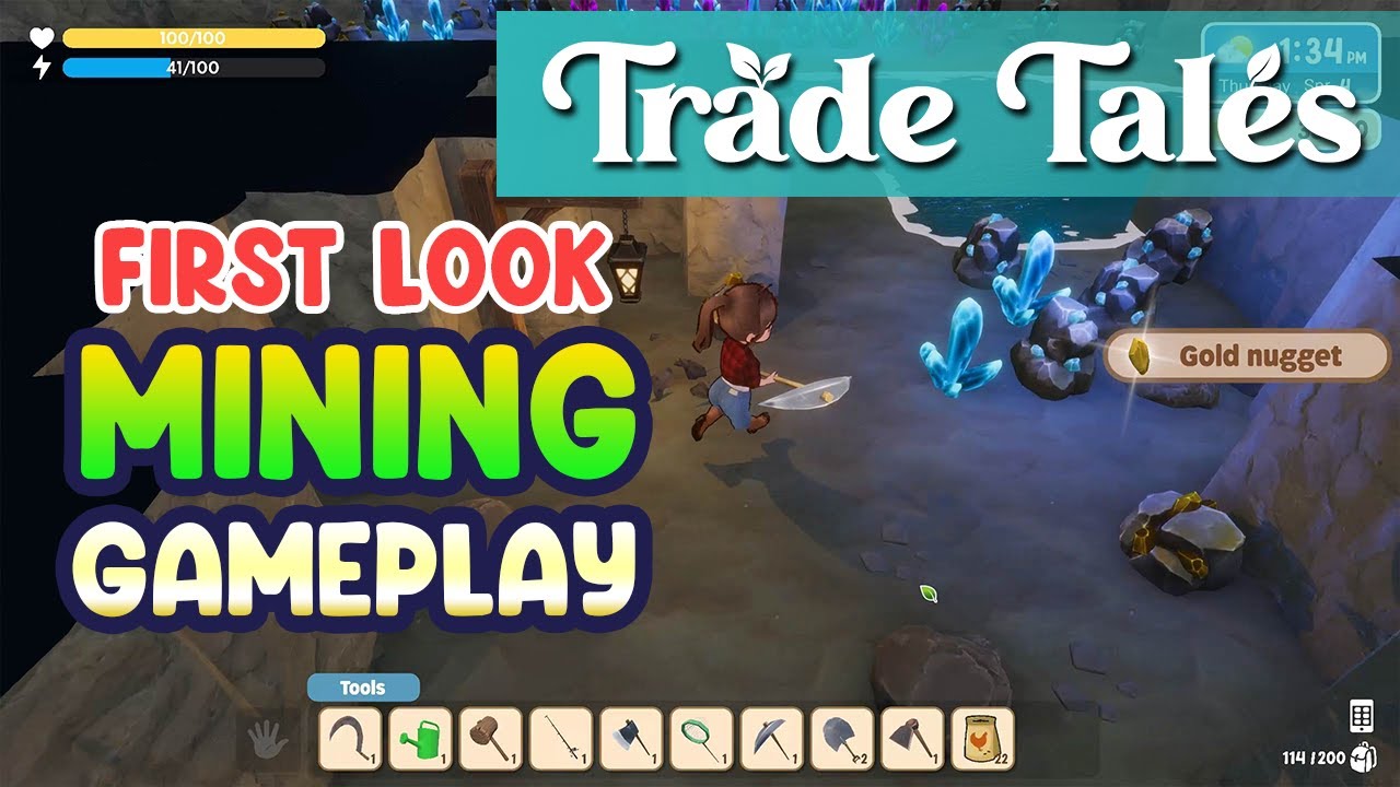Trade Tales: Mining gameplay preview - YouTube