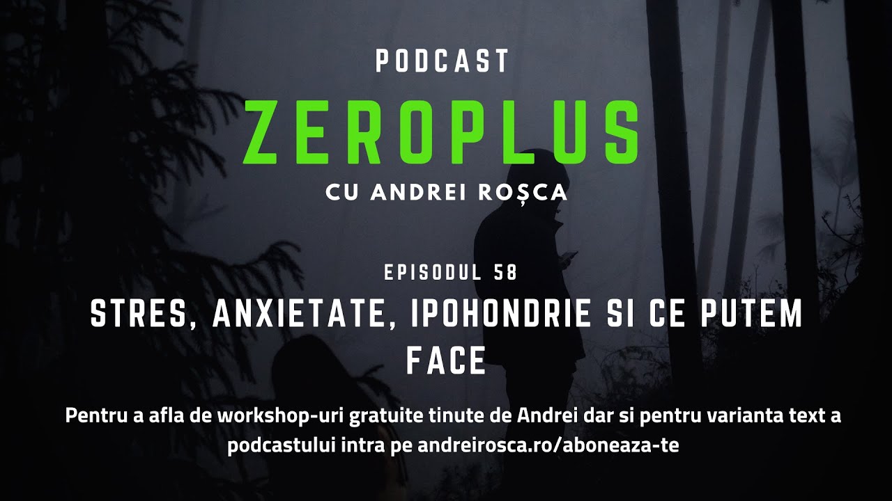 Stres, Anxietate, Ipohondrie și ce putem face - YouTube