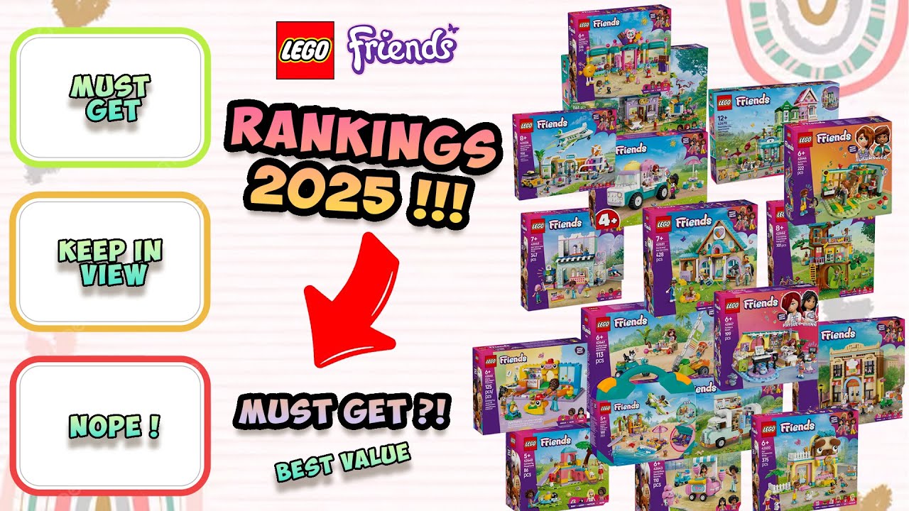 🤯 🚨MUST HAVE LEGO Friends Sets for 2025‼️🚨(My TOP PICKS & Rankings ...