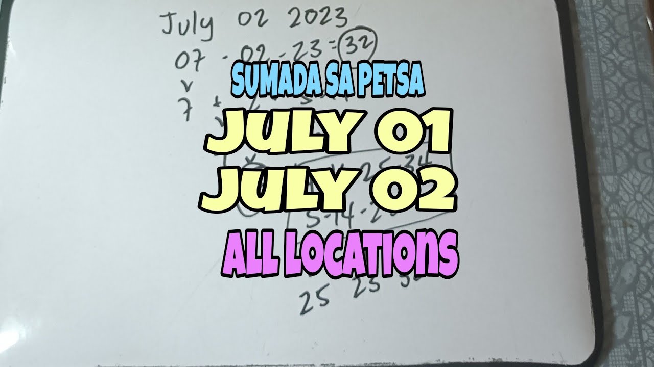 SUMADA SA PETSA JULY 01 2023 & JULY 02 2023 ALL NATIONS - YouTube