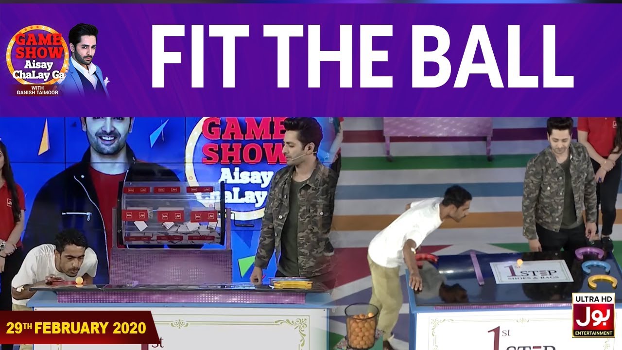 Fit The Ball Game In Game Show Aisay Chalay Ga With Danish Taimoor ...