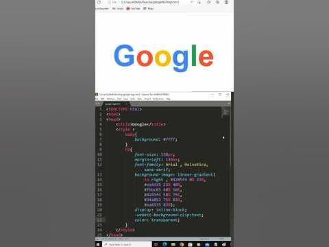 Google Logo Using HTML CSS #shortsfeed #shorts#google - YouTube
