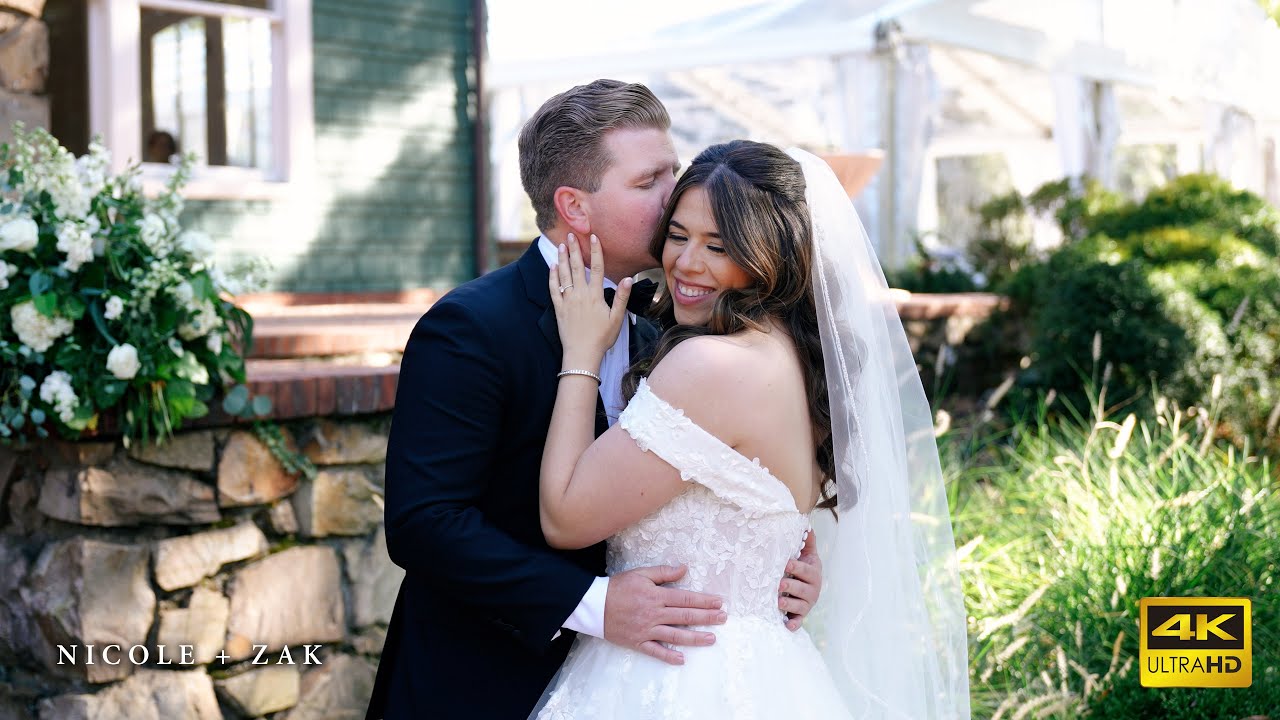 VanLandingham Estate Wedding | Nicole + Zak in 4K - YouTube
