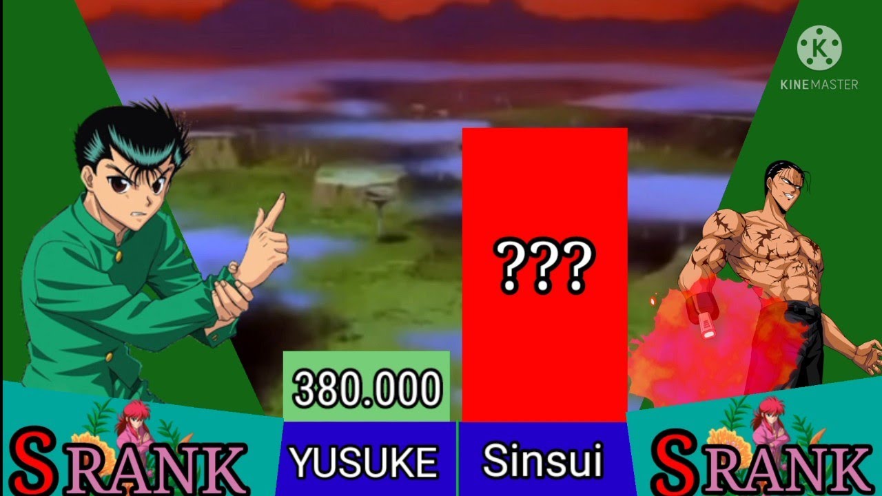 Yusuke VS Sensui Power Levels 🔥 - YouTube