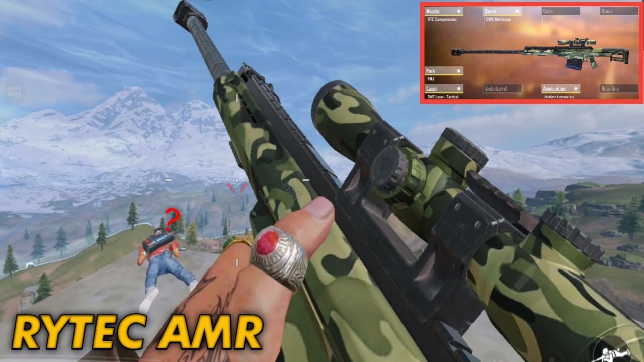 1 HIT SNIPER BR GUNSMITH😱💀 | SEASON 9 CODM | POCO X3 PRO - YouTube