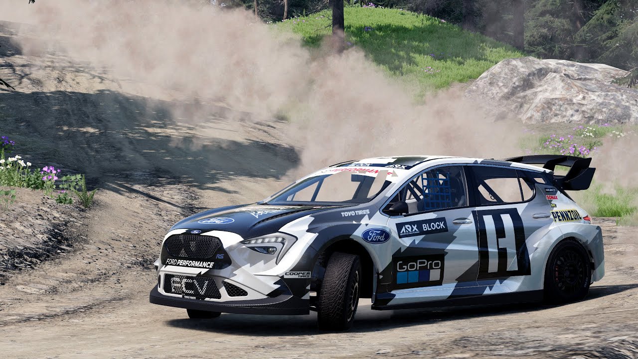 BeamNG Drive Time Trial Rally - Stage One - Forest Run - YouTube