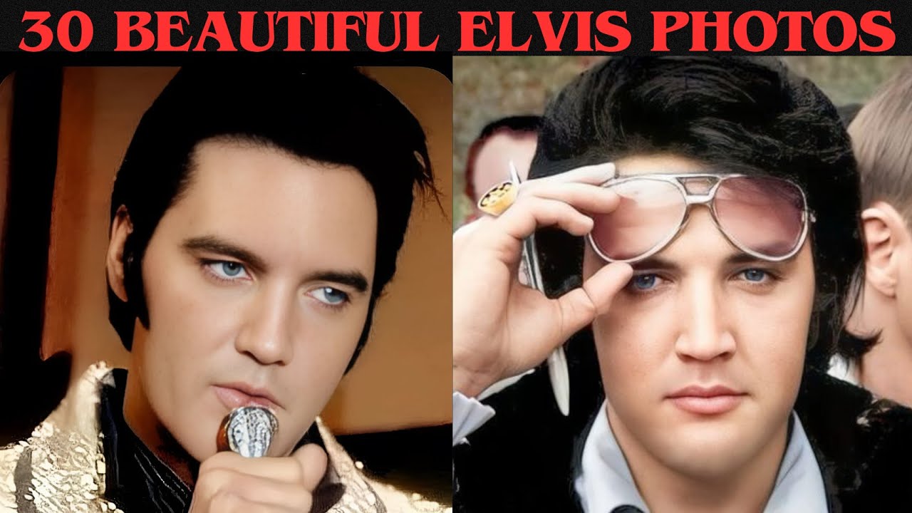 30 AWESOME ELVIS PRESLEY PHOTOS. MUSIC RECORDED BY ME. GUITAR AND BASS ...