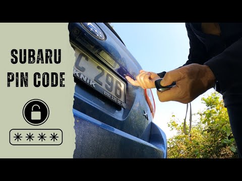 Subaru Şifreli Giriş Sistemi │ SUBARU XV PIN KOD