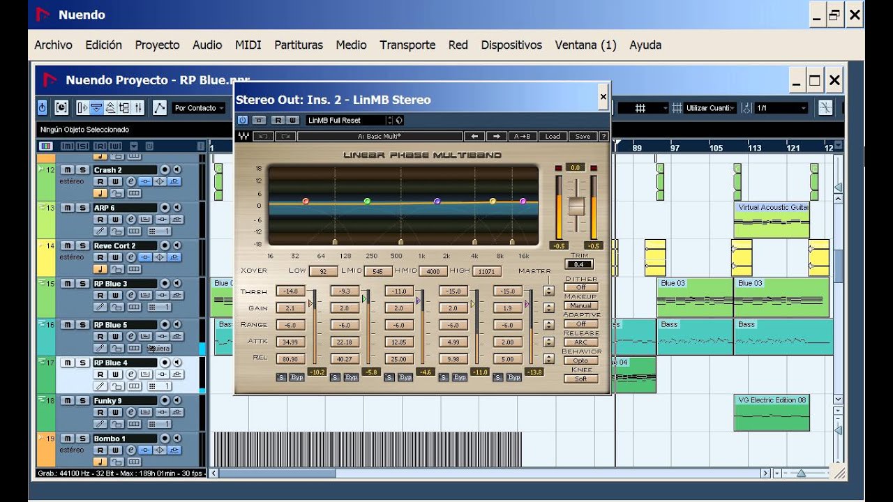 Compresor VST RTAS | LinMB - Linear Phase Multiband © | Curso Técnico ...