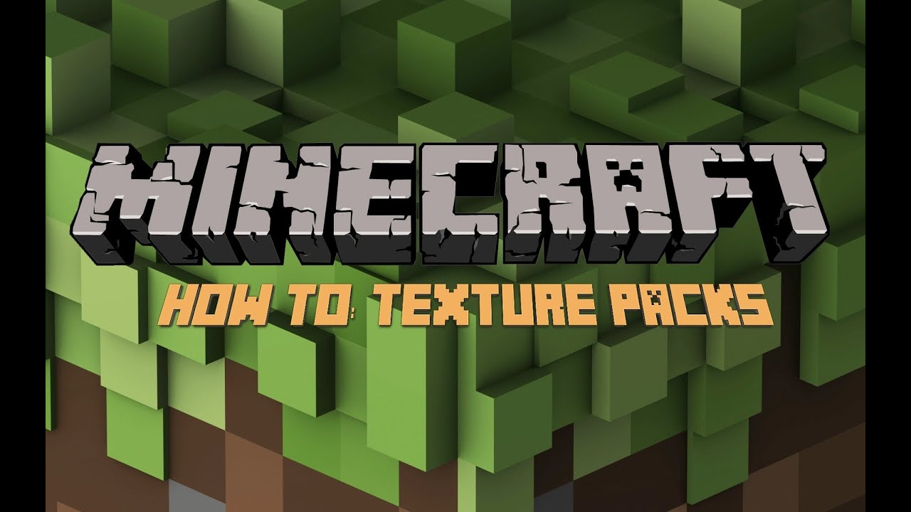 MINECRAFT PE HOW TO: texture packs - YouTube