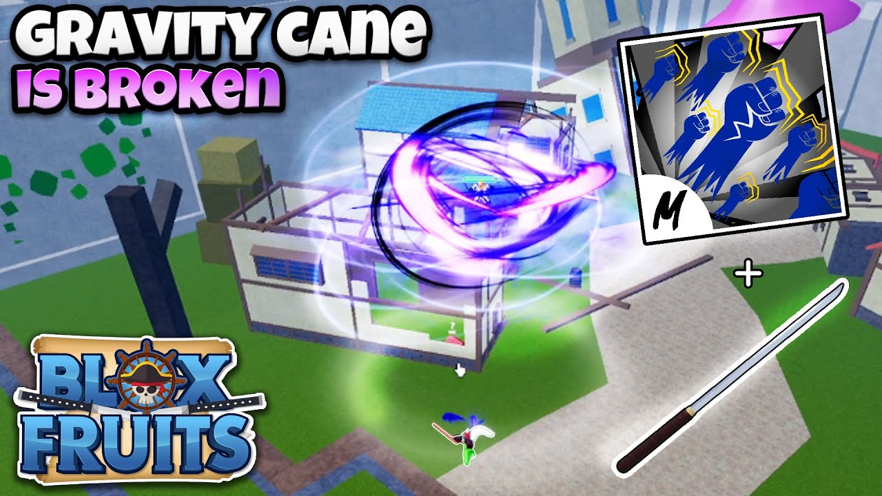 Gravity Cane + Godhuman is WAY TO OVERPOWERED! (Blox Fruit Pvp) - YouTube