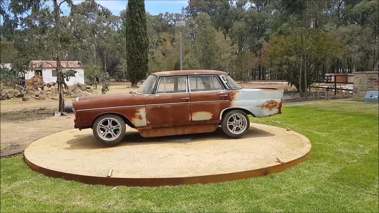 Mercedes rat rod 300 SEL ratrod - YouTube