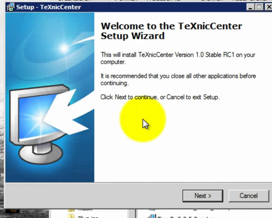 Install Miktex Und Texniccenter Youtube