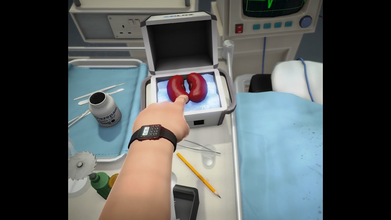 How to preform a double kidney transplant in surgeon simulator 2013 (no ...