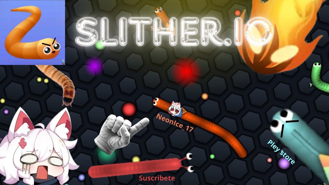 Hoy vamos a jugar un juego de gusanito llamado (SLITHER.IO)🐛 - YouTube