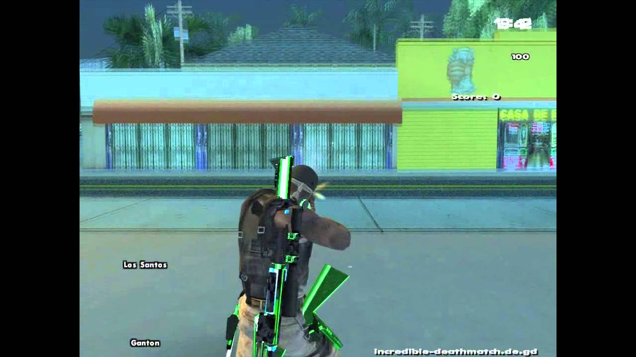 Samp Green Weapon Pack - YouTube