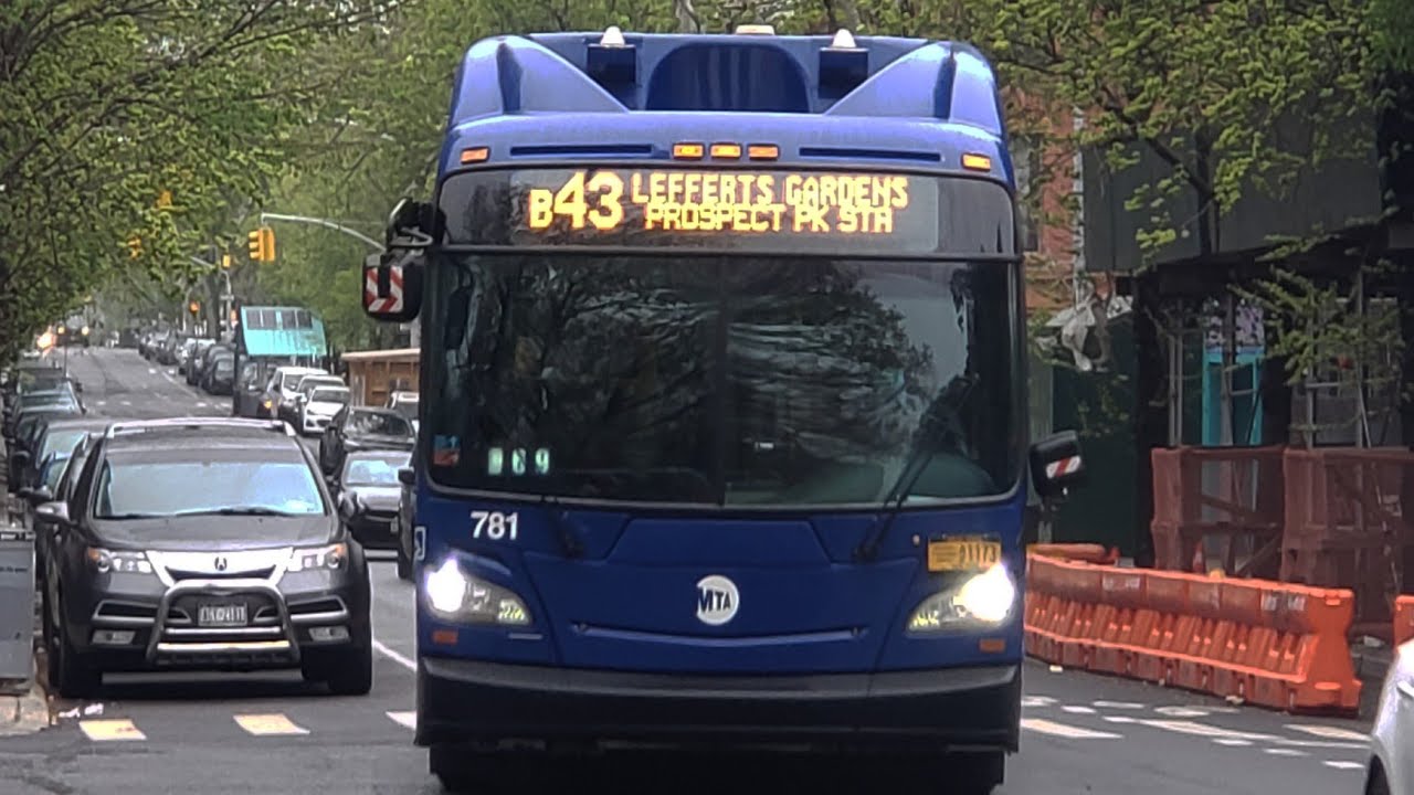 MTA NYCT | Riding 2017 New Flyer XN40 #781 on the B43! - YouTube