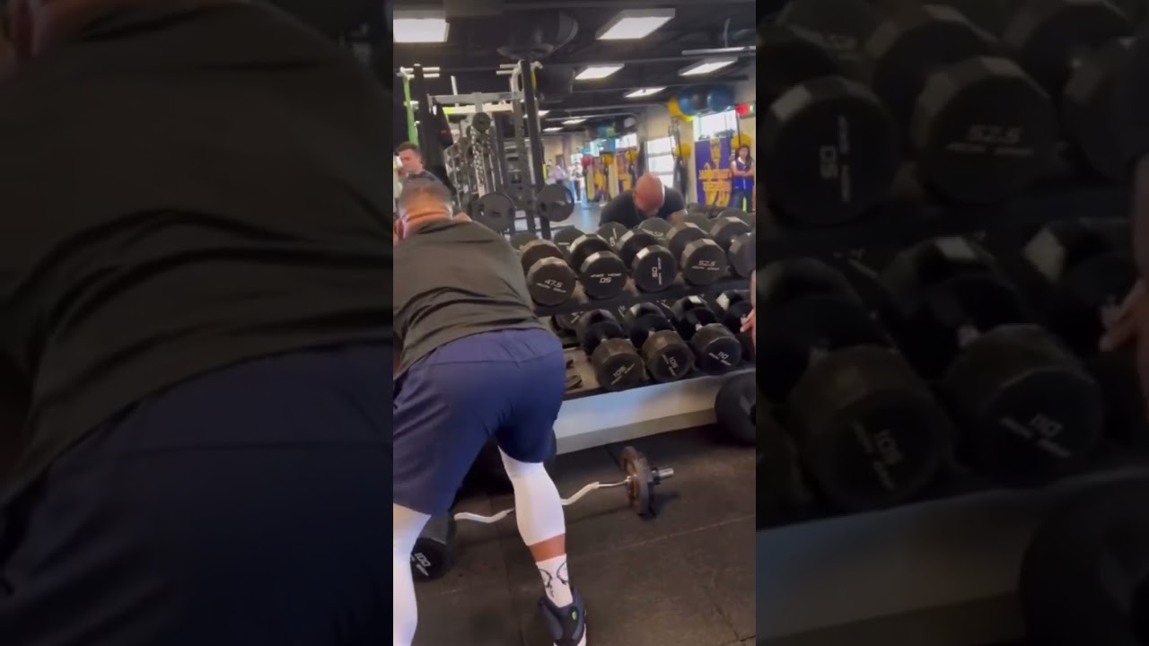 What’s it like to train with Aaron Donald and the Rock? 🤯💪 #shorts #gym ...