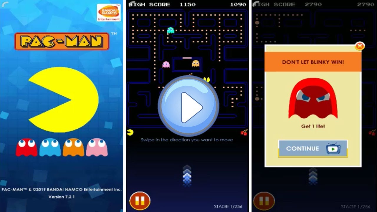 PAC MAN (GamePlay) - YouTube