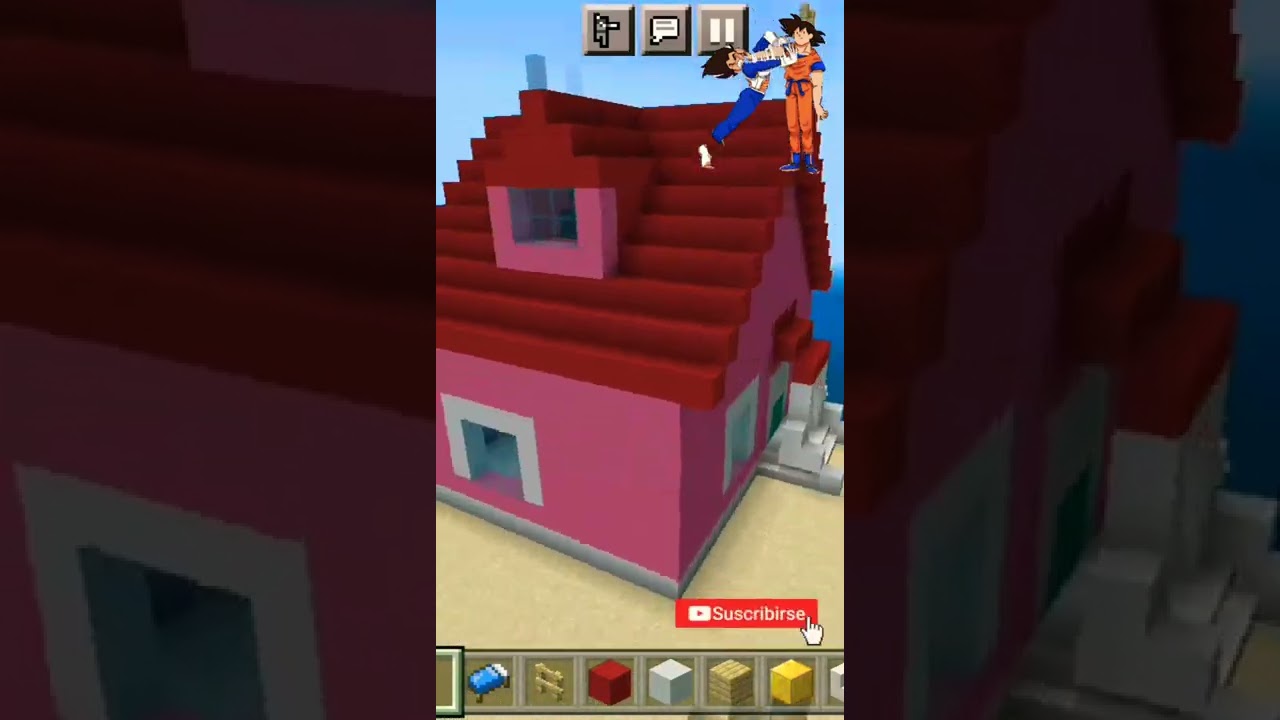 minecraft pero la mejor CASA del maestro Roshi #shorts #minecraft - YouTube