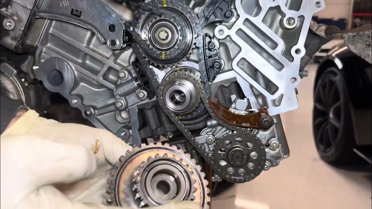 Mercedes Benz M278 Engine timing - V8 - YouTube