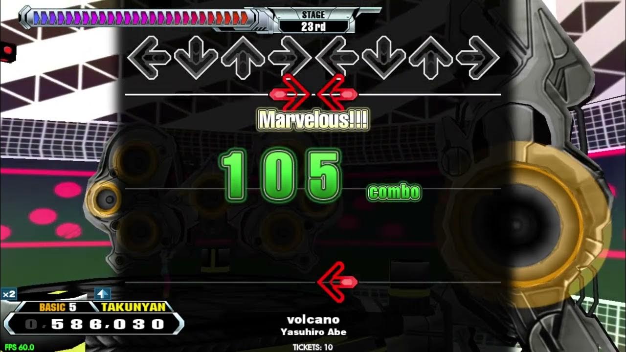 【DDR GRAND PRIX】volcano【DP BASIC】 - YouTube