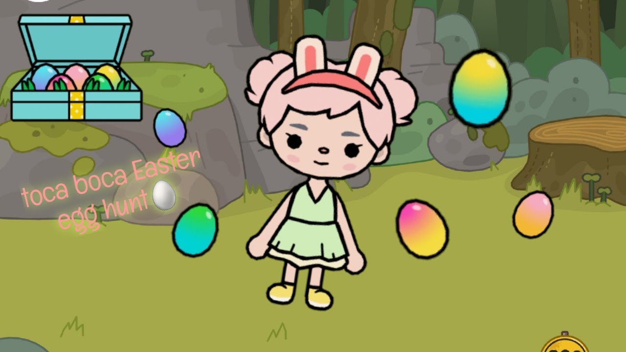 Toca boca Easter egg hunt 🥚🌸🥚 - YouTube