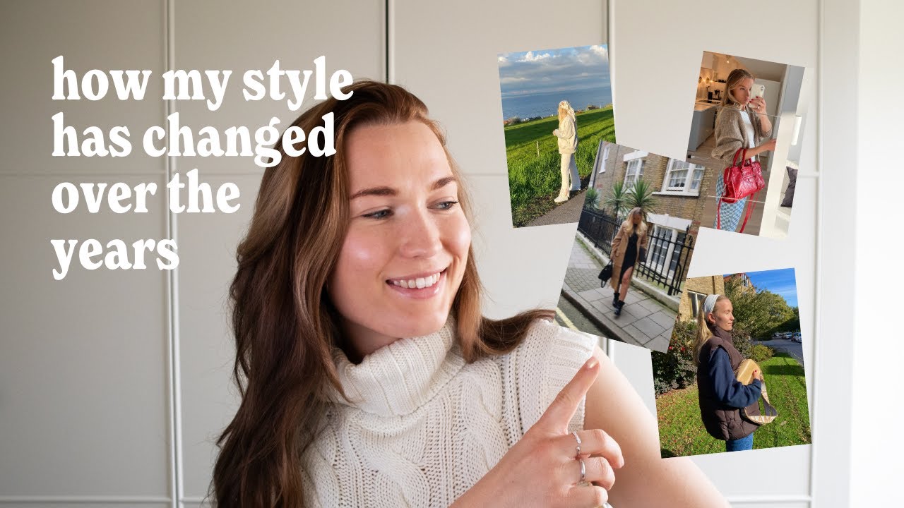 How my style has changed over the years - looking at my old outfits ...
