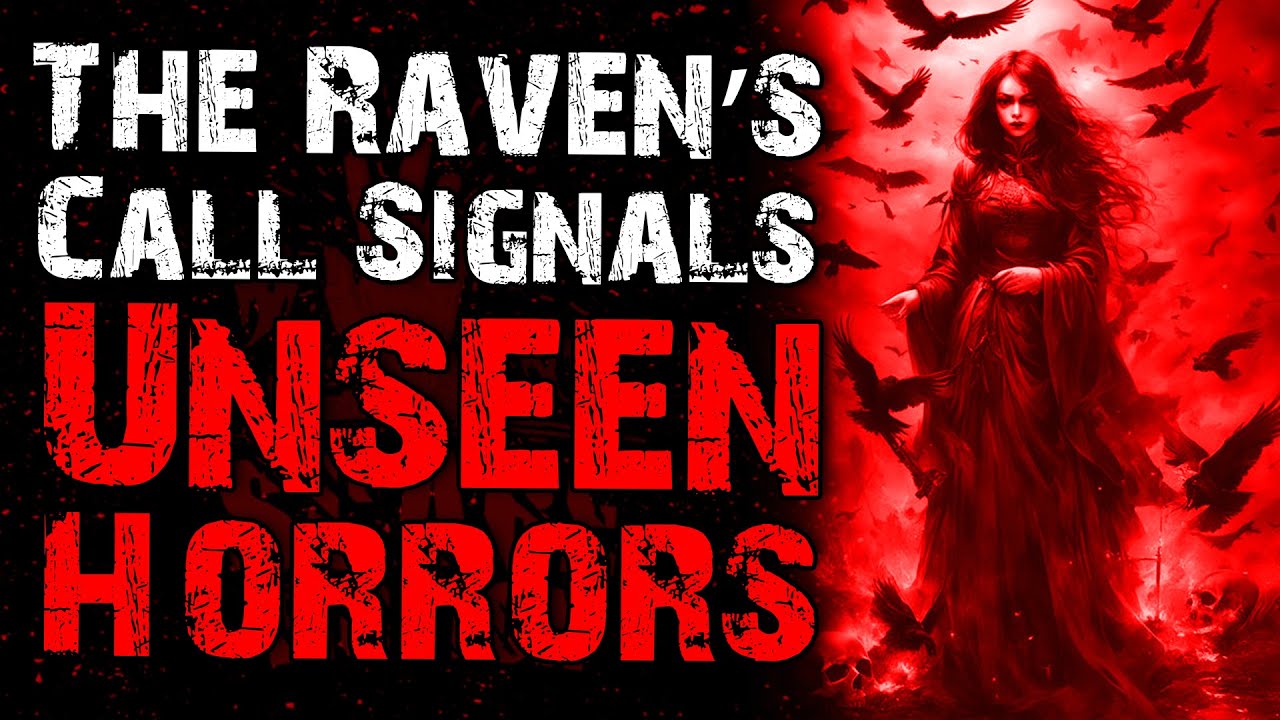 The Raven’s Call Signals Unseen Horrors Black screen Horror Story ...