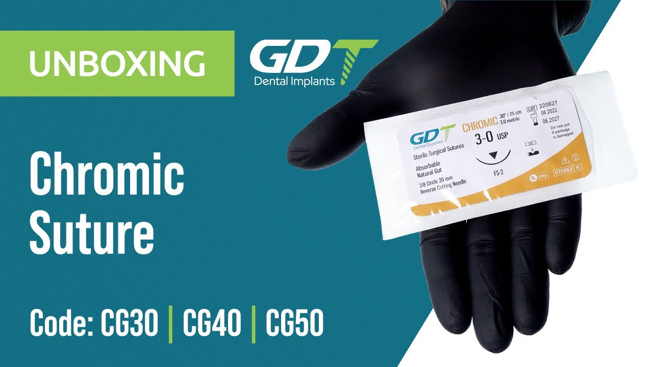 Unboxing GDT Chromic Suture - YouTube