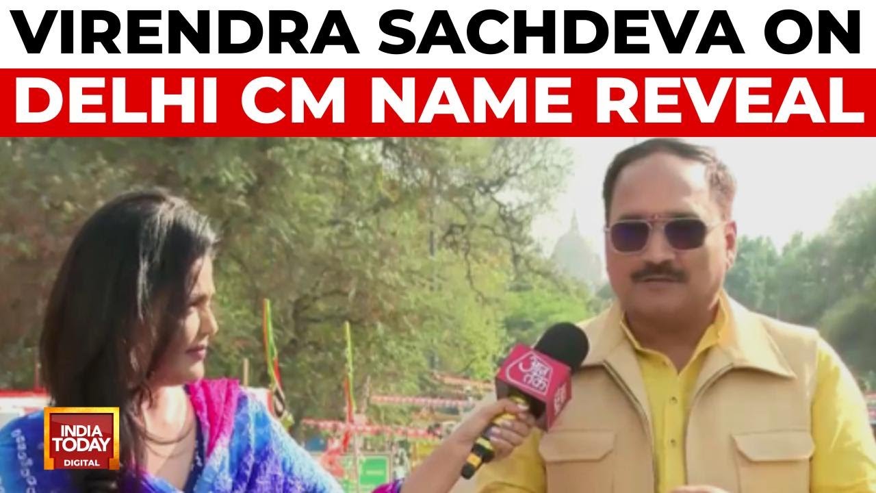 BJP's Delhi CM Face to Be Announced by 8 PM, Says State President ...