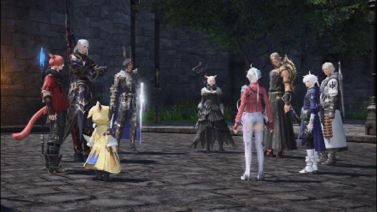 Ending Scene - Final Fantasy XIV: Endwalker - YouTube