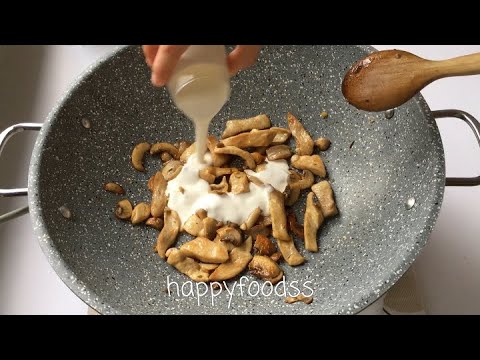 KREMALI MANTARLI SOYA SOSLU TAVUK |Disarda yediklerinizi unutun👌🏼