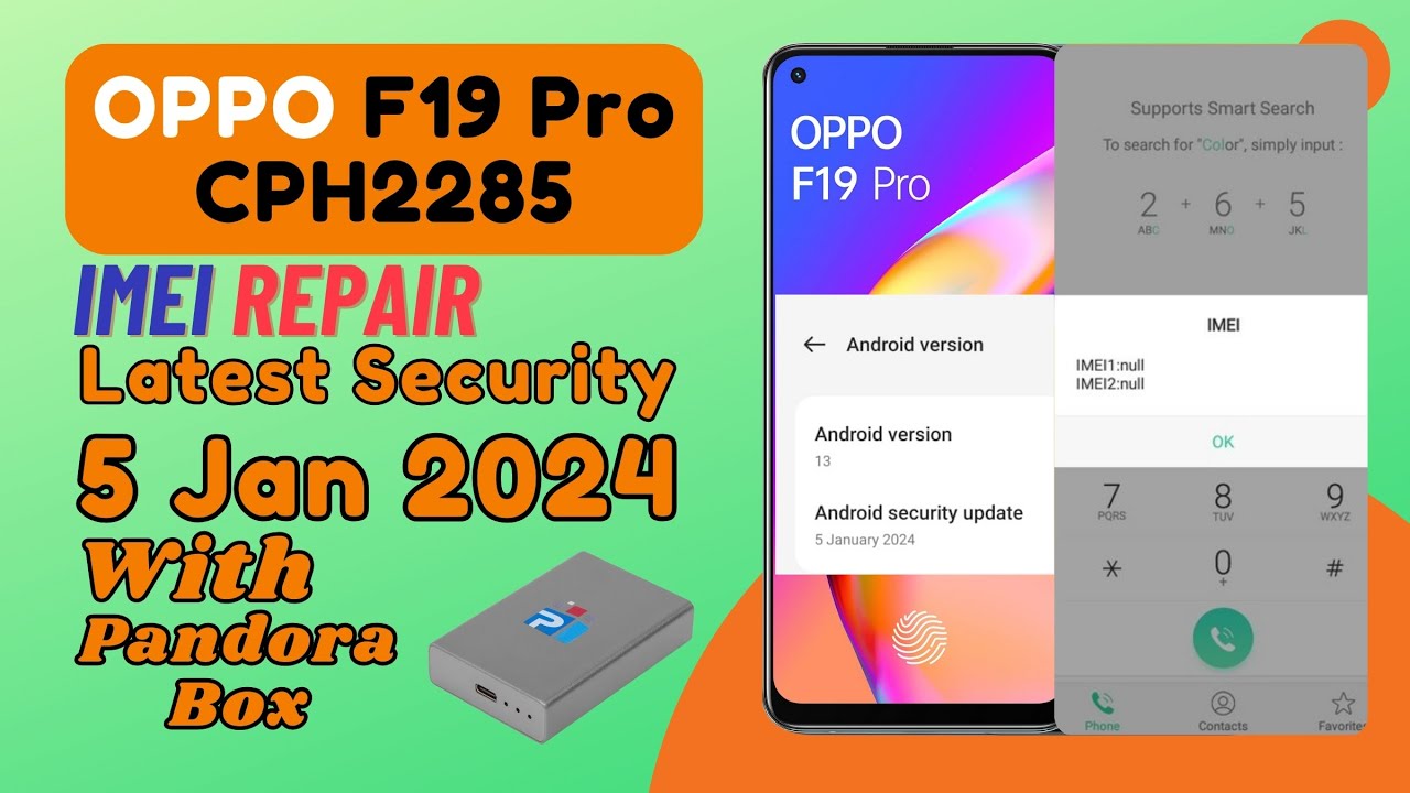 Oppo F19 Pro CPH2285 IMEI Repair With Pandora Box#imeirepair - YouTube