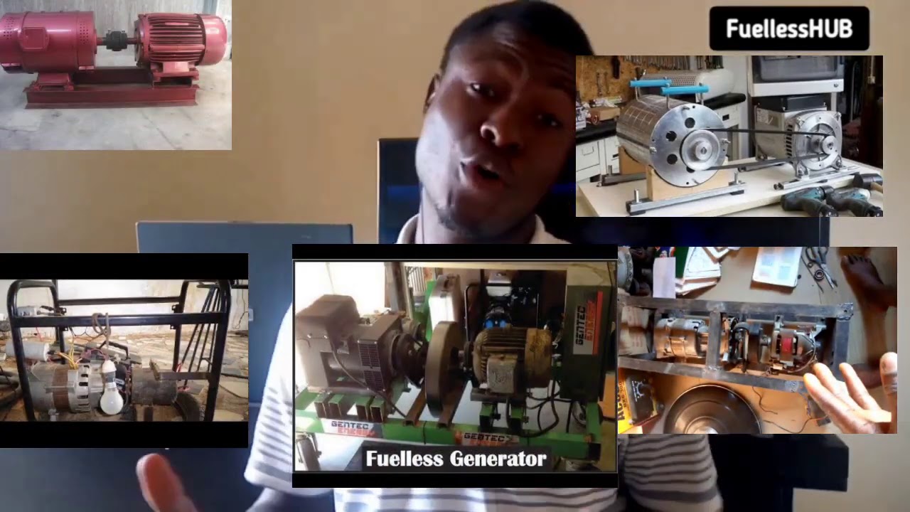 Simple fuelless generator - YouTube