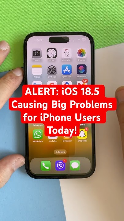 iOS 18.5 Update Causing Lag, Battery Drain & App Crashes! #iphone iphone #shorts - YouTube