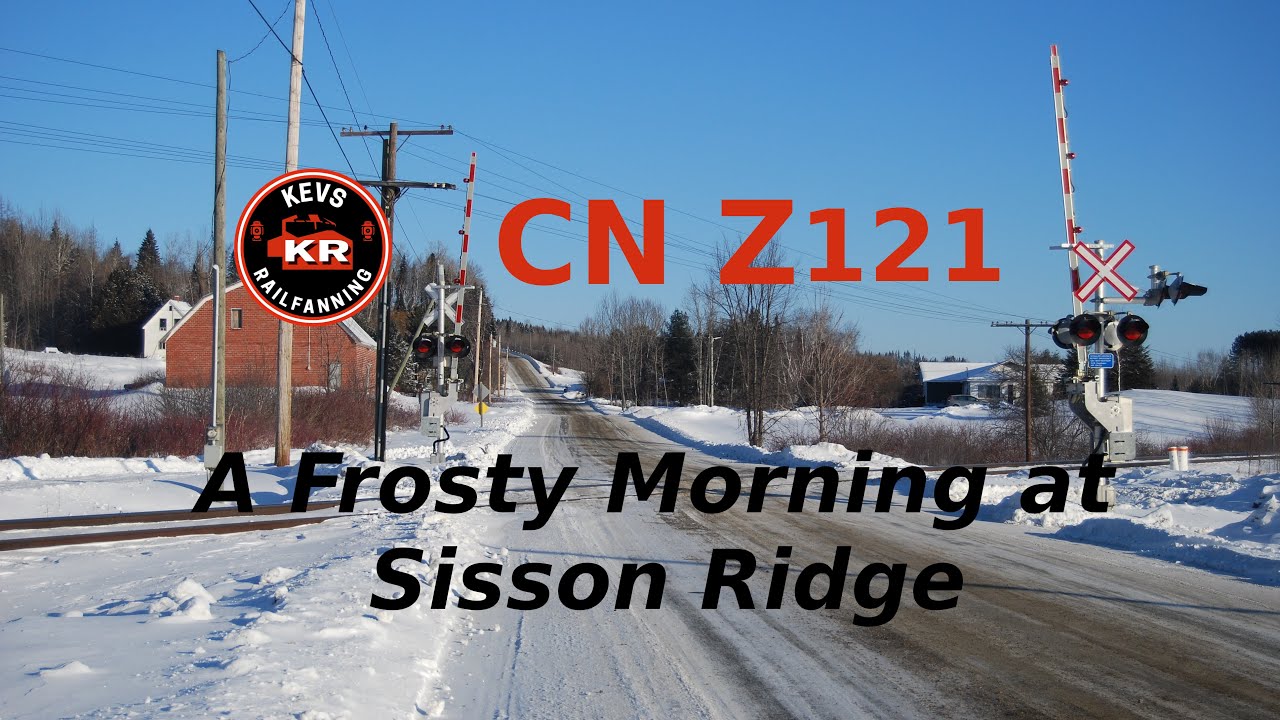 CN Z121, A Frosty Morning at Sisson Ridge - YouTube