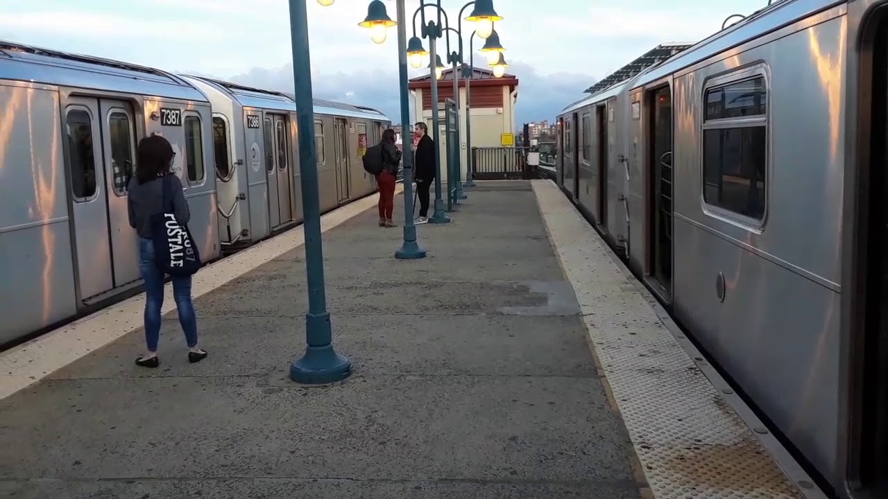 Mta Nyc Subway TRIPLE R188 7 TRAIN EXPRESS & LOCAL ACTION WEEKEND G.O ...