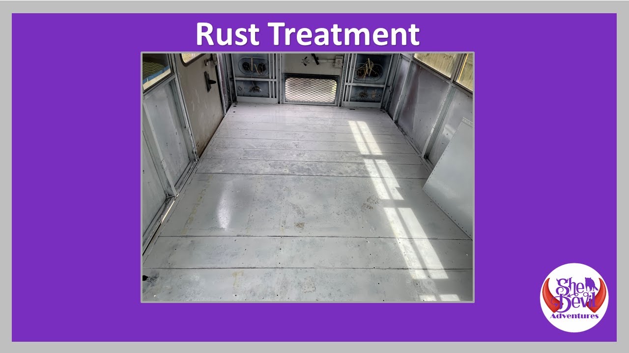 School Bus Build: Rust Treatment - YouTube