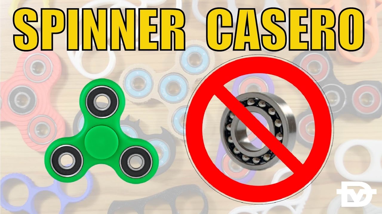 Fidget SPINNER casero | SIN rodamiento, balero o ruleman - YouTube