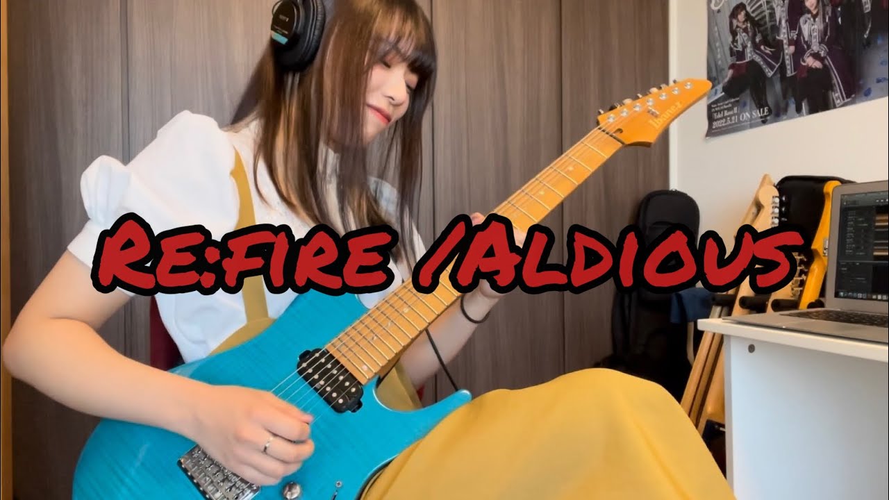 Aldious - Re:fire【弾いてみた】【guitar cover】 - YouTube