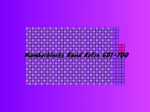 Numberblocks Band Retro 601-700 - YouTube