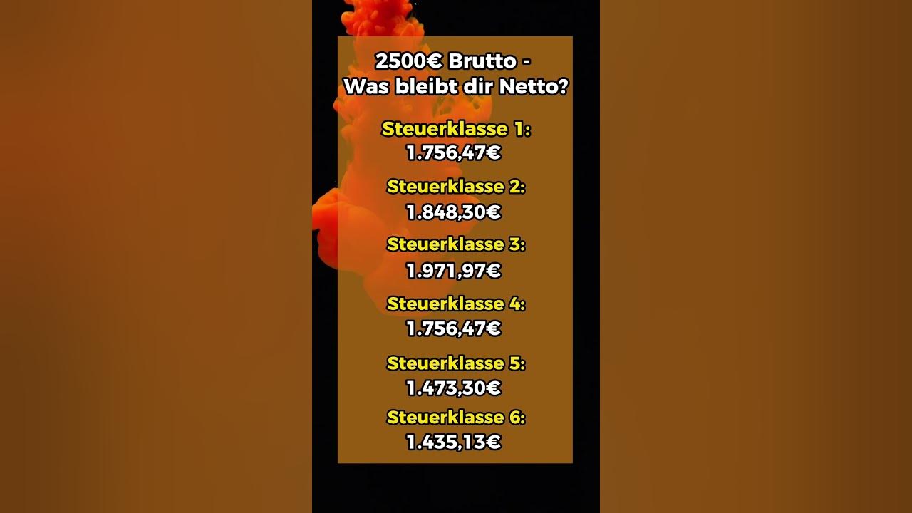 2500 Brutto So Viel Kommt Netto Auf Dem Konto An YouTube 2500-brutto-so-viel-kommt-netto-auf-dem-konto-an-youtube