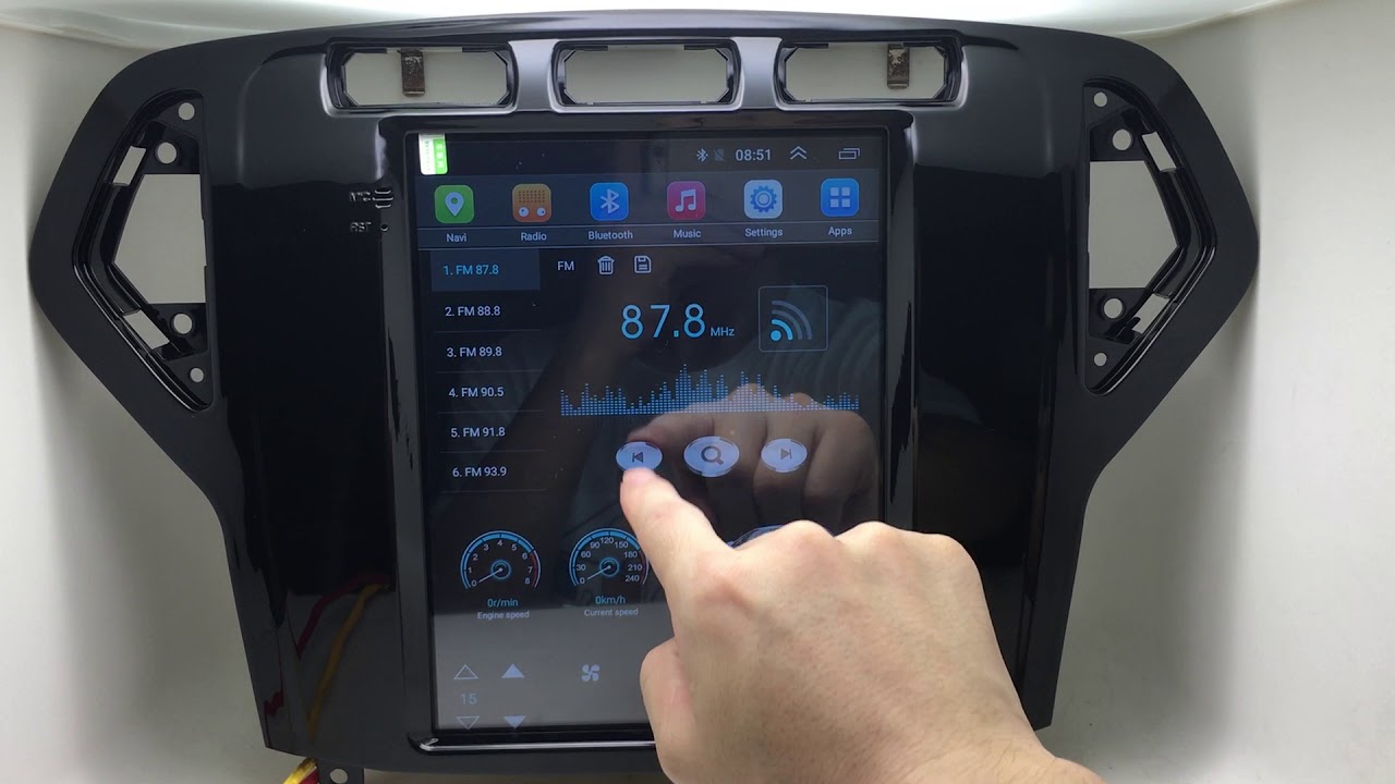 Tesla Android Car Multimedia Stereo Radio Audio DVD GPS Navigation Sat ...