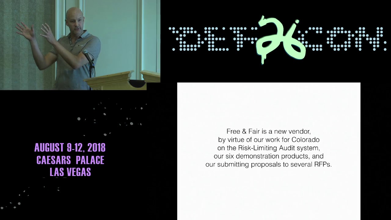 DEF CON 26 VOTING VILLAGE - Joseph Kiniry - Trustworthy Elections - YouTube