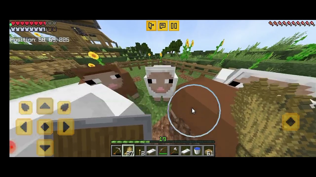 Making a cow farm in Minecraft survival part-6#viralvideos - YouTube