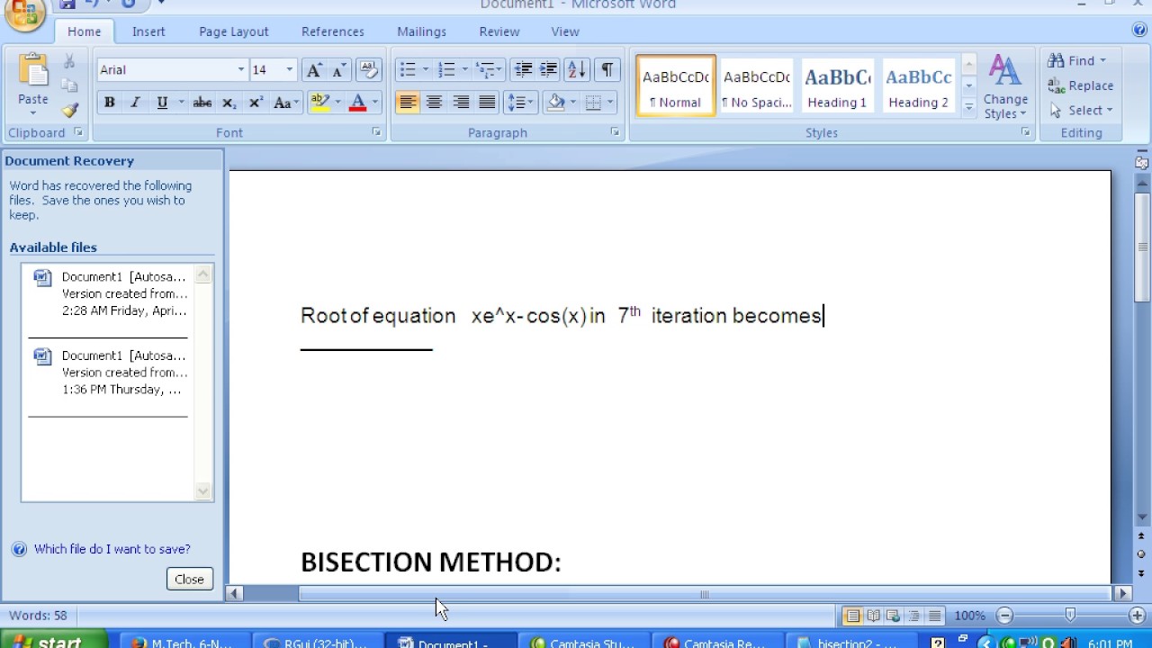 Bisection In R 2 Youtube 3947