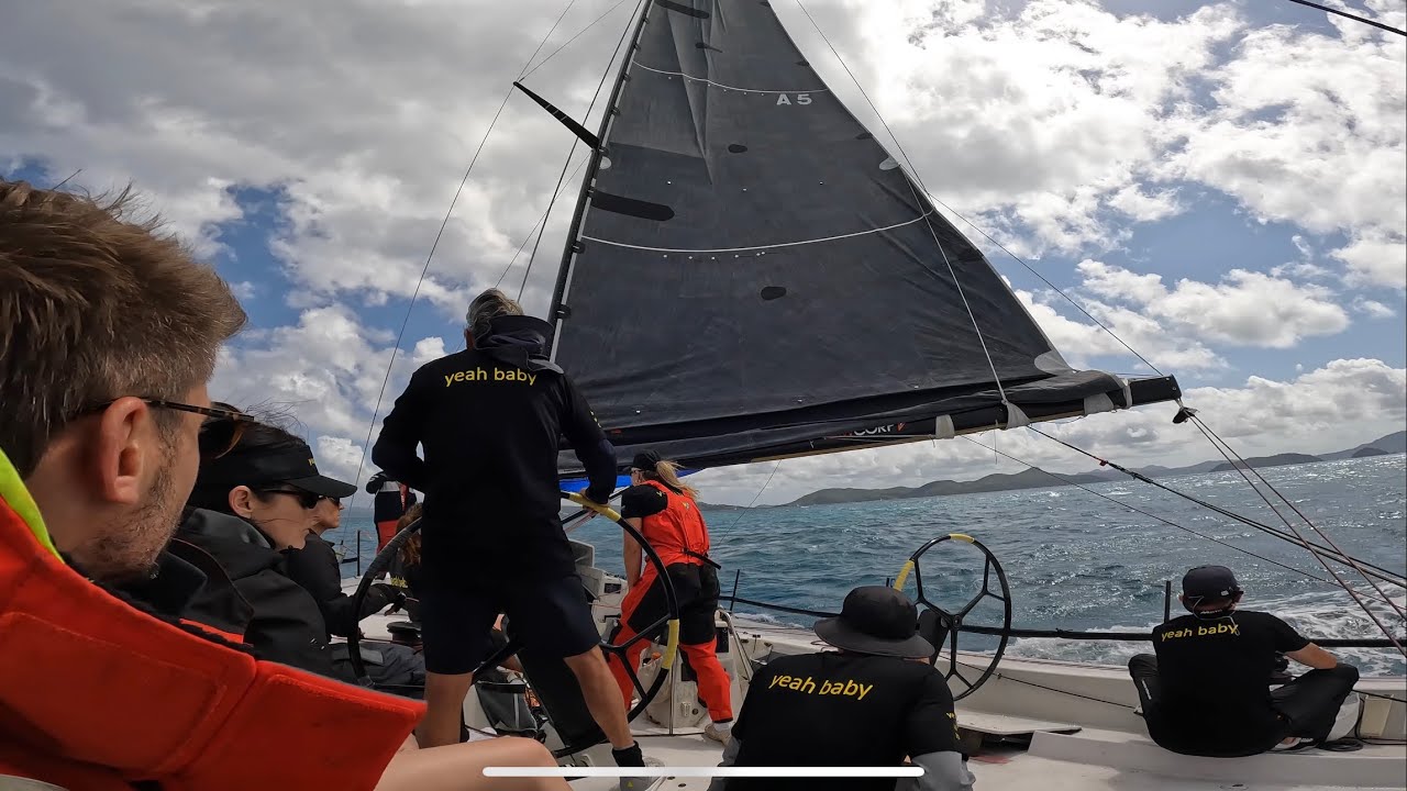 Sailing on Yeah Baby at Hamilton island in race week 26/08/23 - YouTube