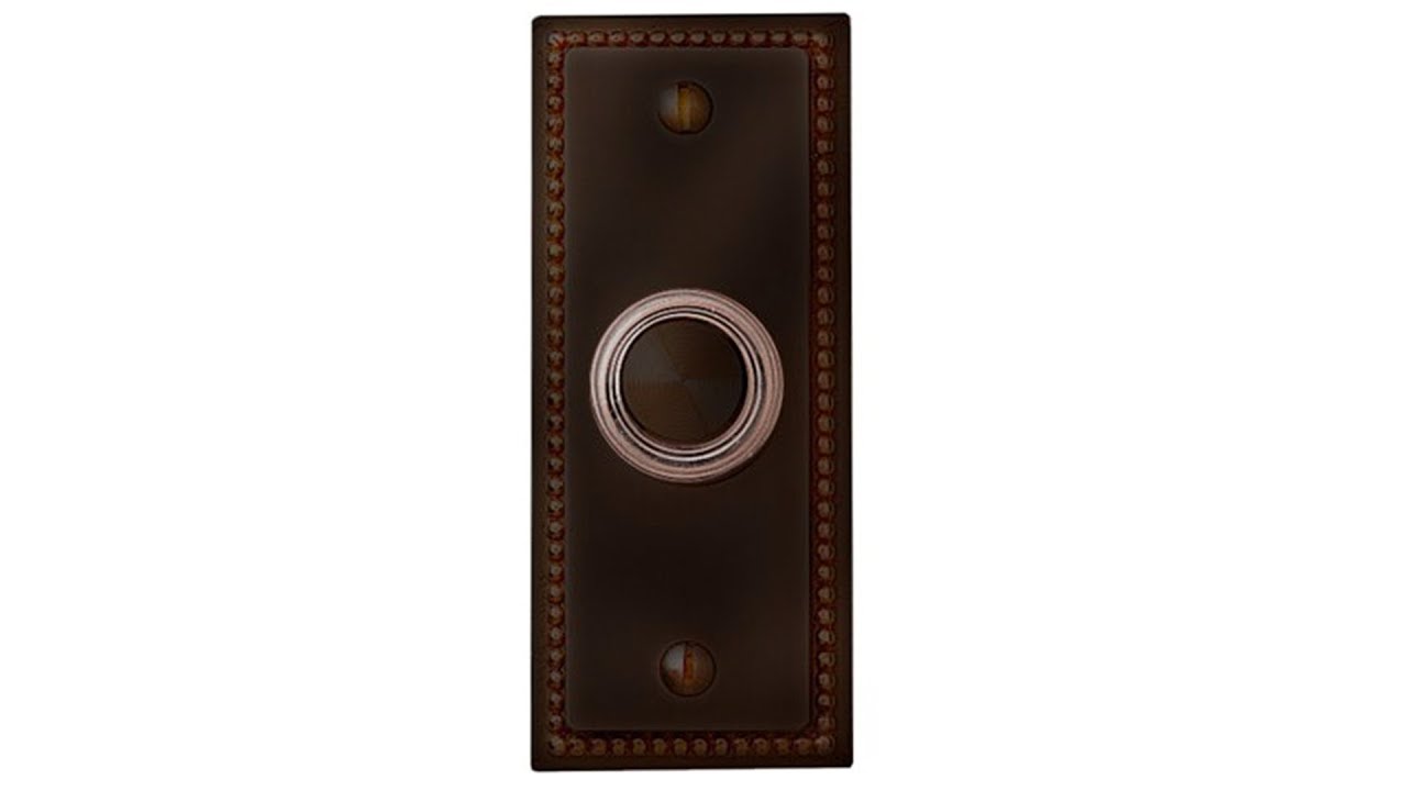 Honeywell Illuminated Recessed Push Button - Oil Rubbed Bronze Finish ...