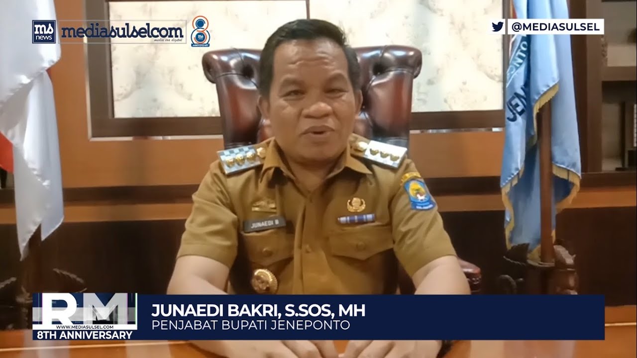 Junaedi Bakri - Pj Bupati Jeneponto (Anniversary 8th Mediasulsel.com ...